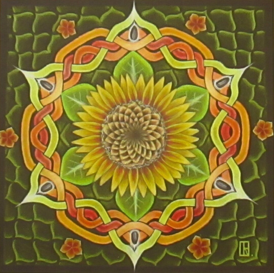 Faith's Flower Mandala | Art Print by Ramona Snow Teo - Etsy