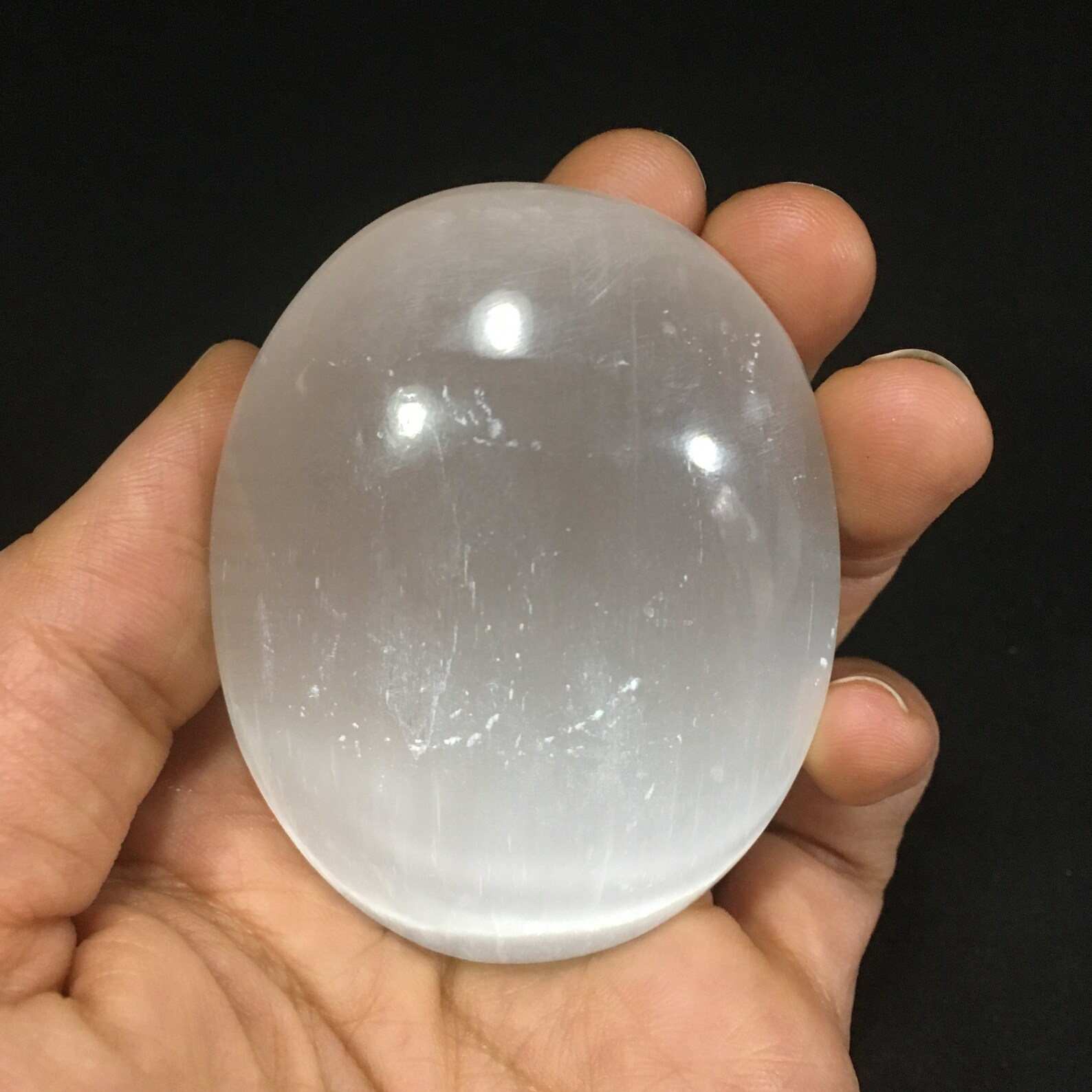 Galactic Tribe Sun Symbol Selenite Palm Stone Laser Etched - Etsy