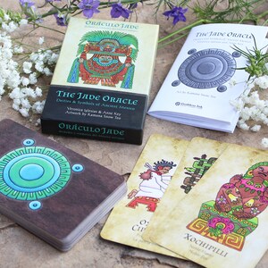 Deluxe Jade Oracle Deck: Deities & Symbols of Ancient Mexico Oracle ...