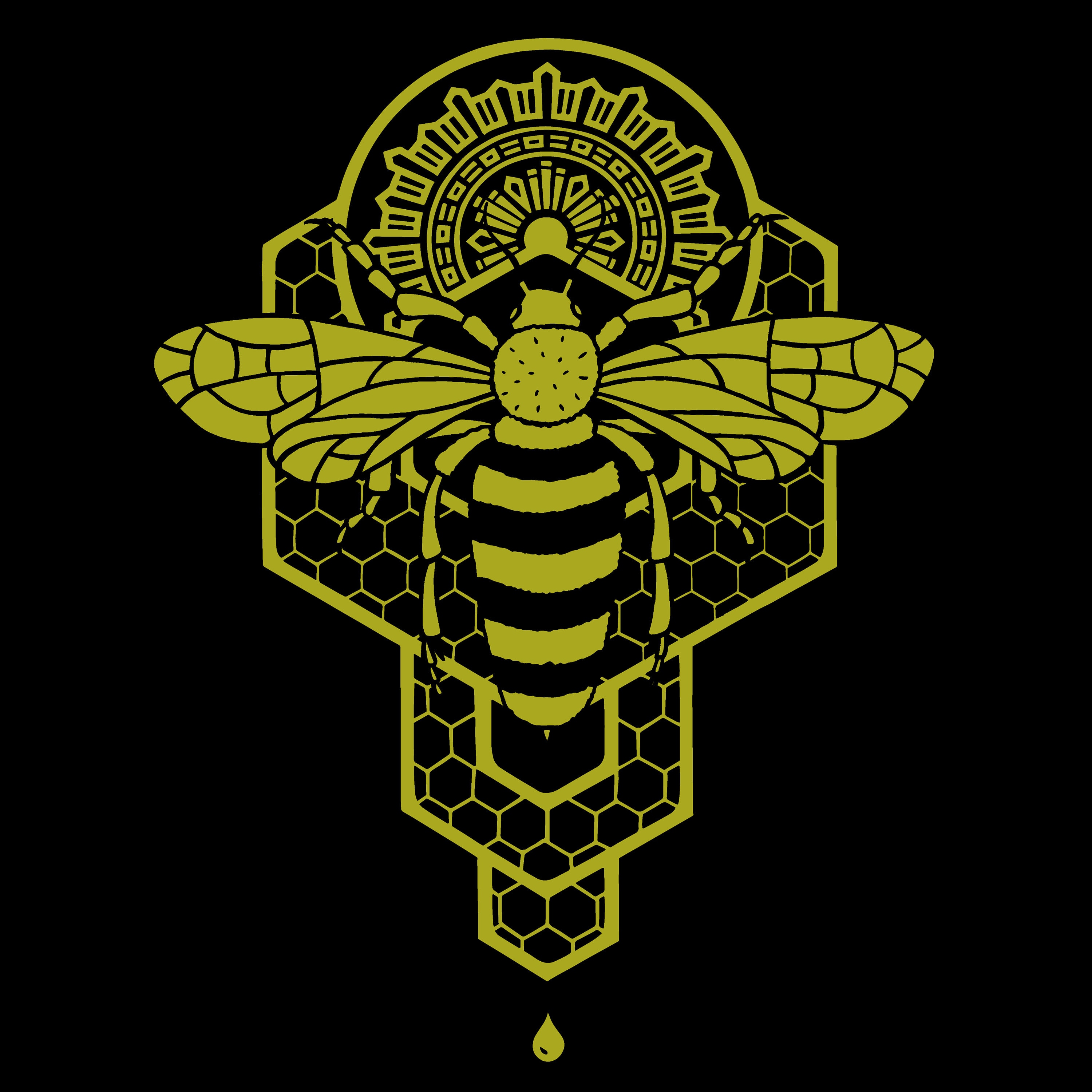 Bee Screen Printed Women's High Neck Tank Top Black | Etsy