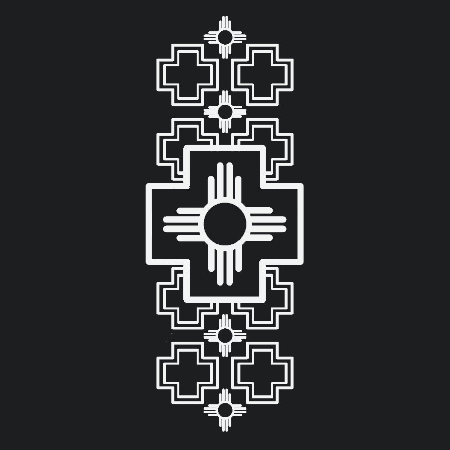 Zia New Mexico Sun Symbol | Screen Printed Unisex Thermal Long Sleeve ...