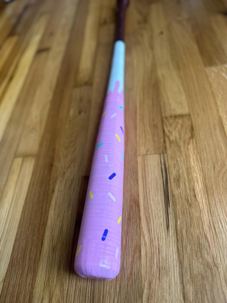 ICE CREAM DRIP **P I N K ***- Wrapped Plastic Baseball Bat- Fast ...