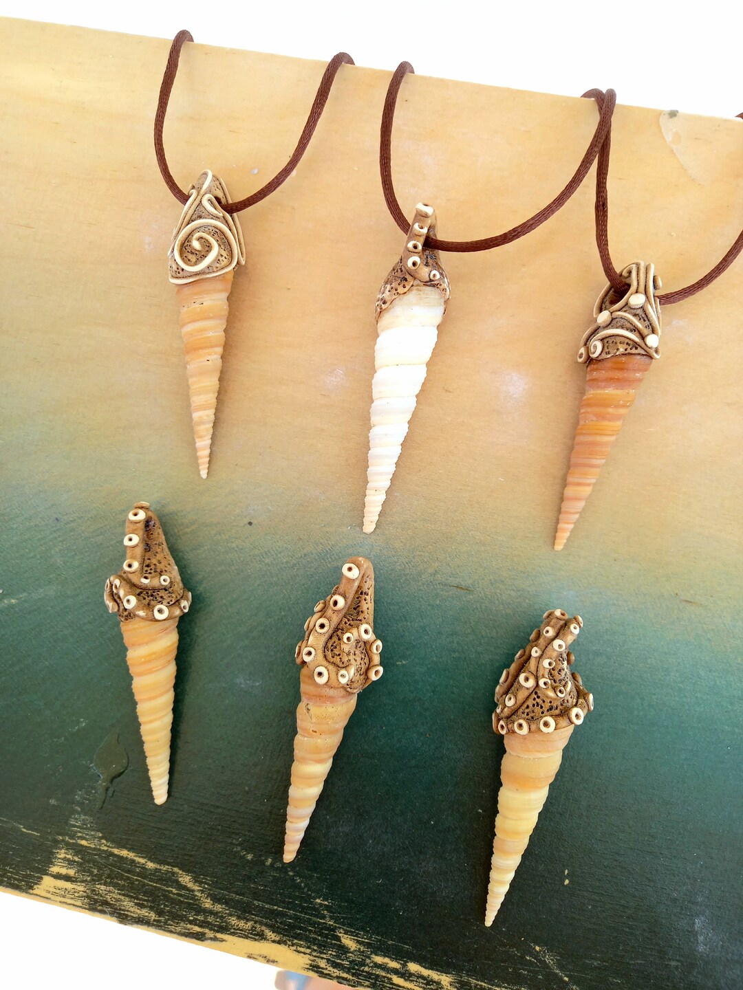 Sea Shell Pendant , Handmade Sea Shell Necklace, Summer Jewelry - Etsy