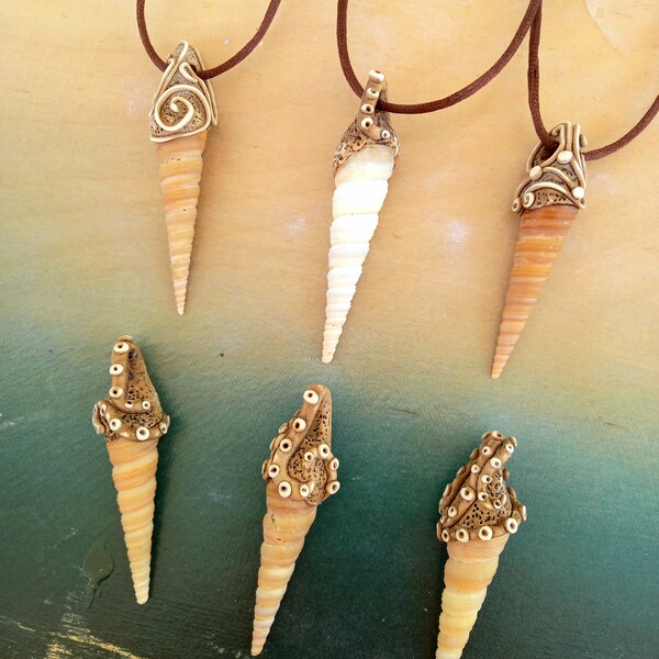 Sea Shell Pendant - Etsy
