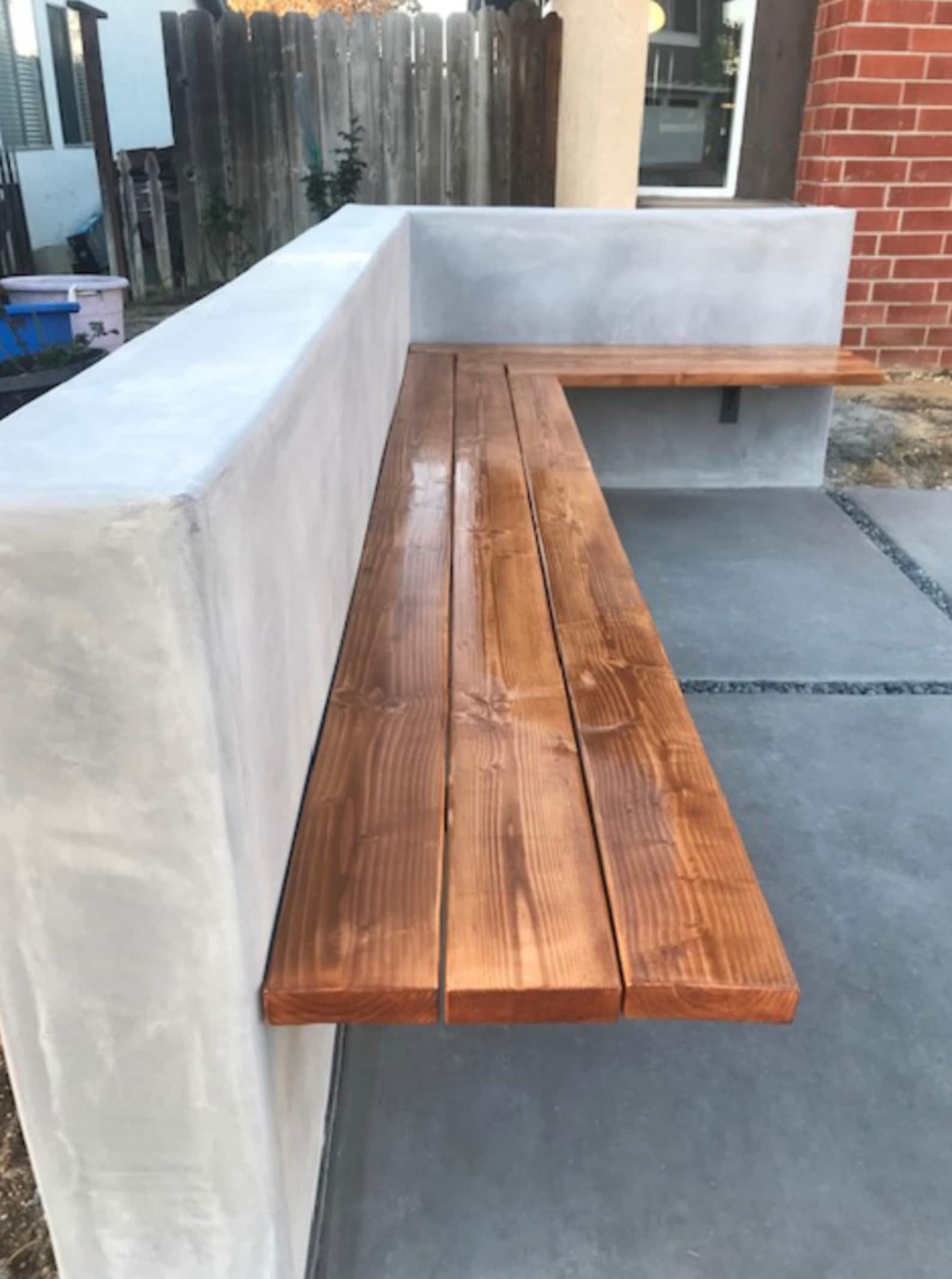 Heavy Duty Bench Bracket Floating Bench Metal Legs Patio - Etsy Canada