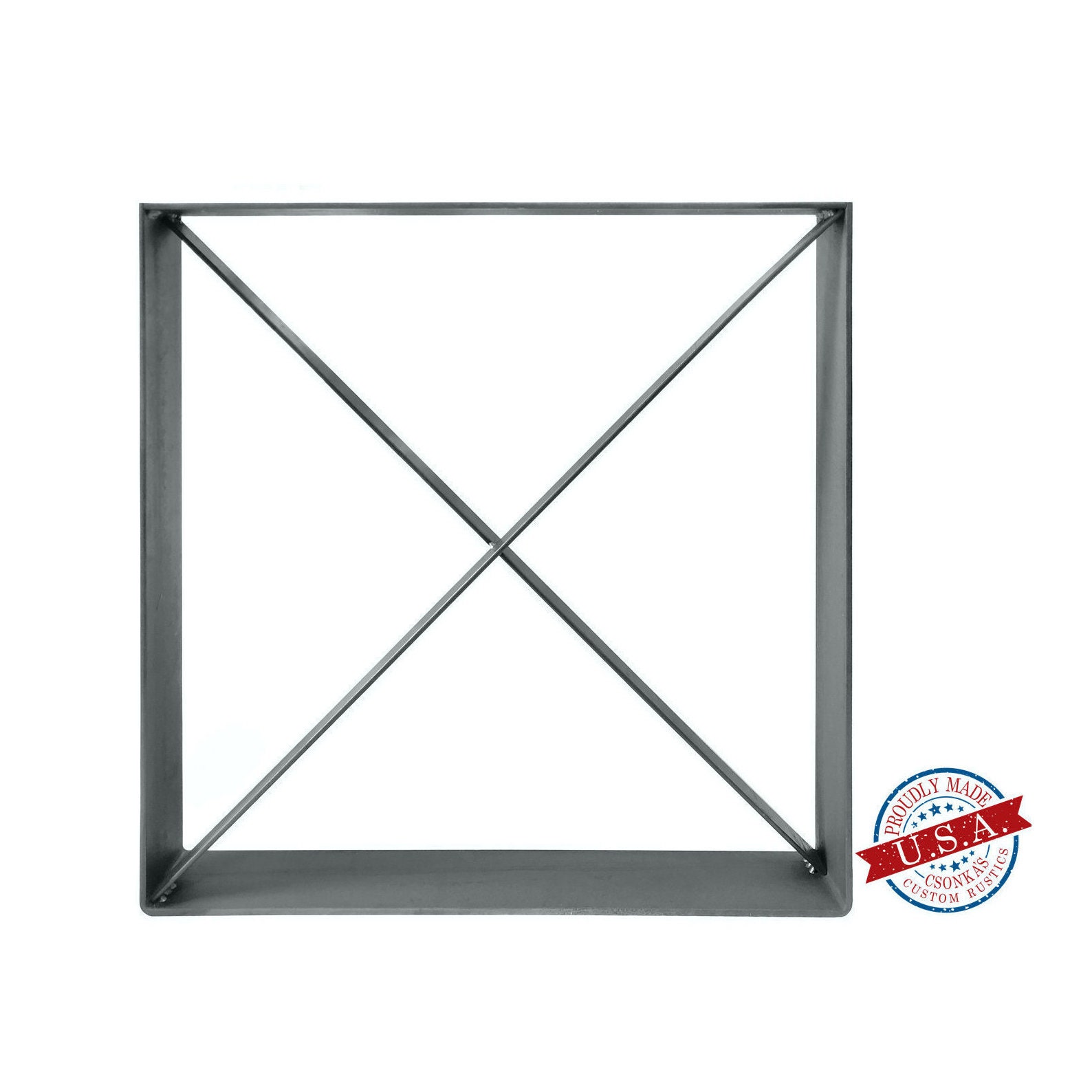 Rectangular Square Metal X-Frame Thin Table Legs | atelier-yuwa.ciao.jp