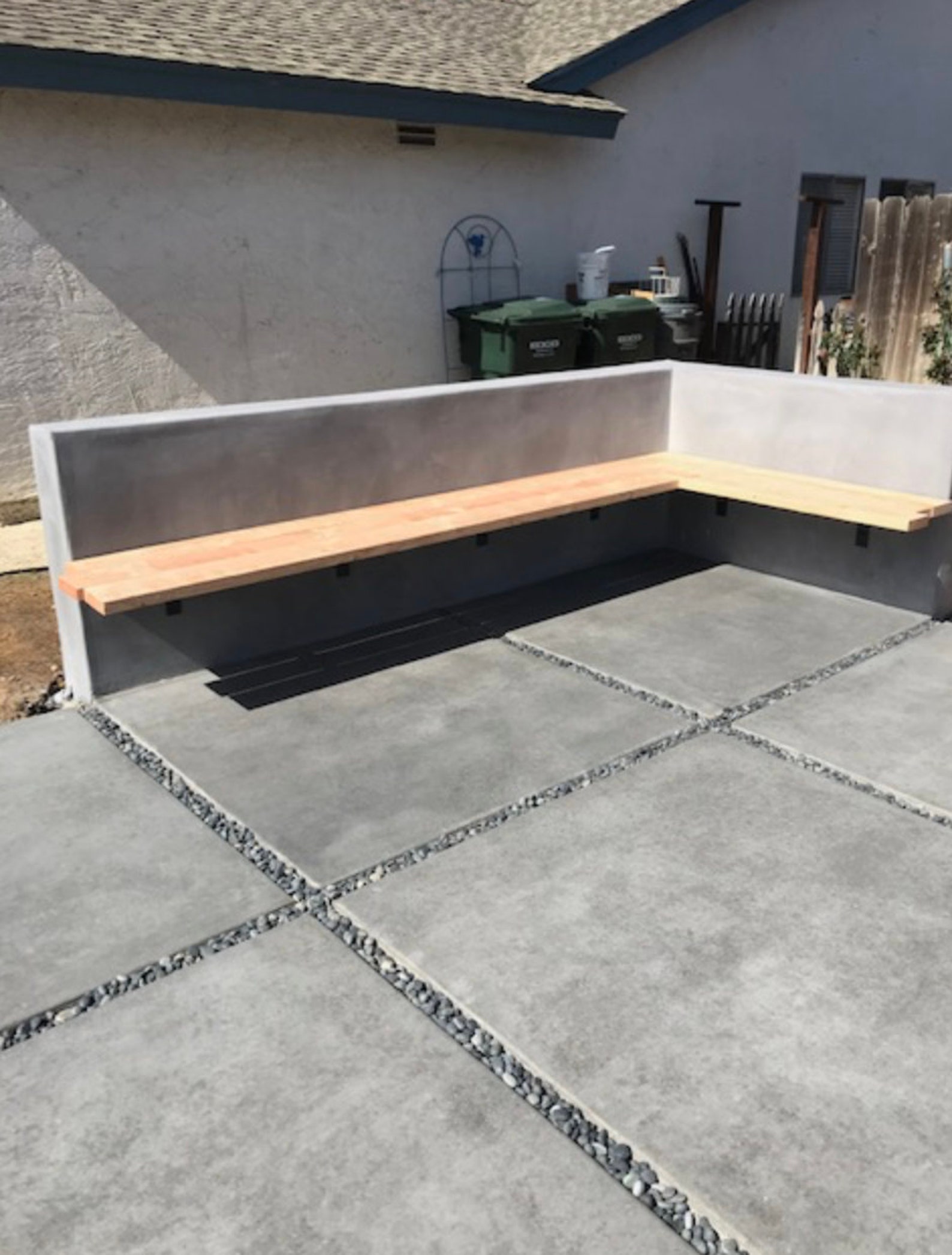 Heavy Duty Bench Bracket Floating Bench Metal Legs Patio - Etsy Canada