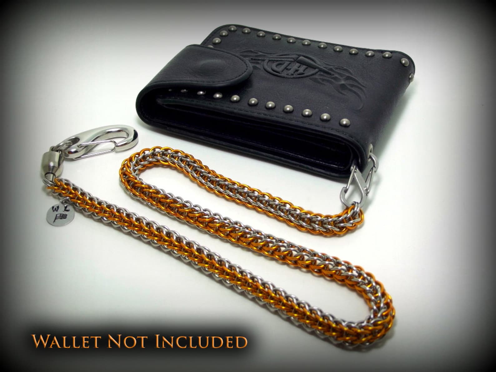 Handmade Chainmail Stainless Steel Wallet Chain With Swivel | Etsy