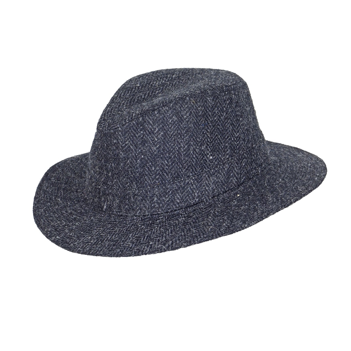 Genuine Harris Tweed Fedora Style Fedora Style Fully Lined Matching ...