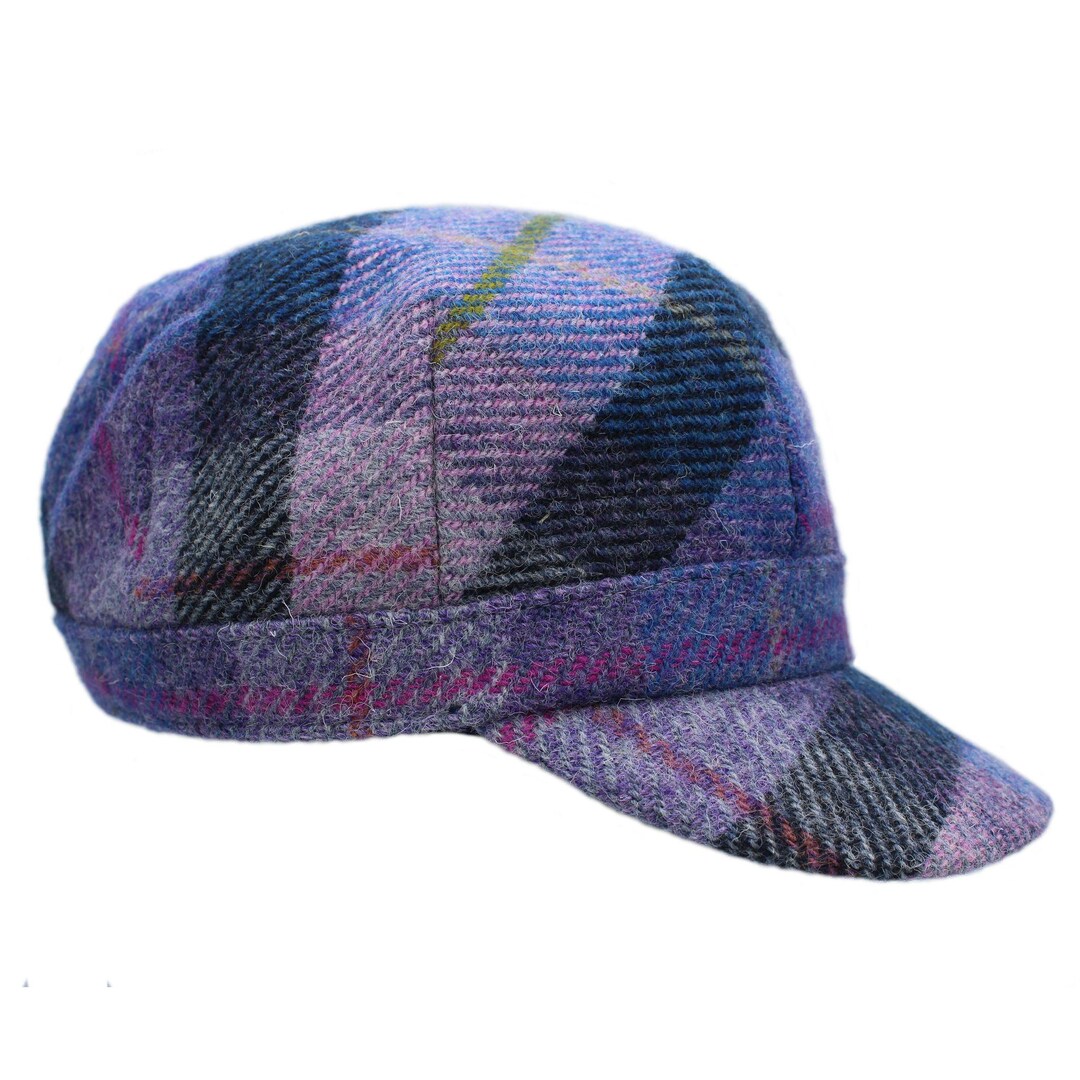 Genuine Harris Tweed Cadet Army Cap Elasticated Back to Fit Most Fully ...