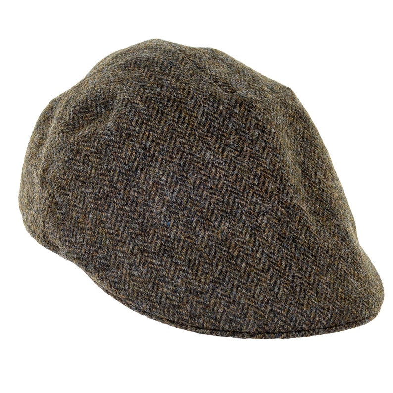 British Wool Tweed Duckbill Cap Duckbill Shape Satin Lining - Etsy