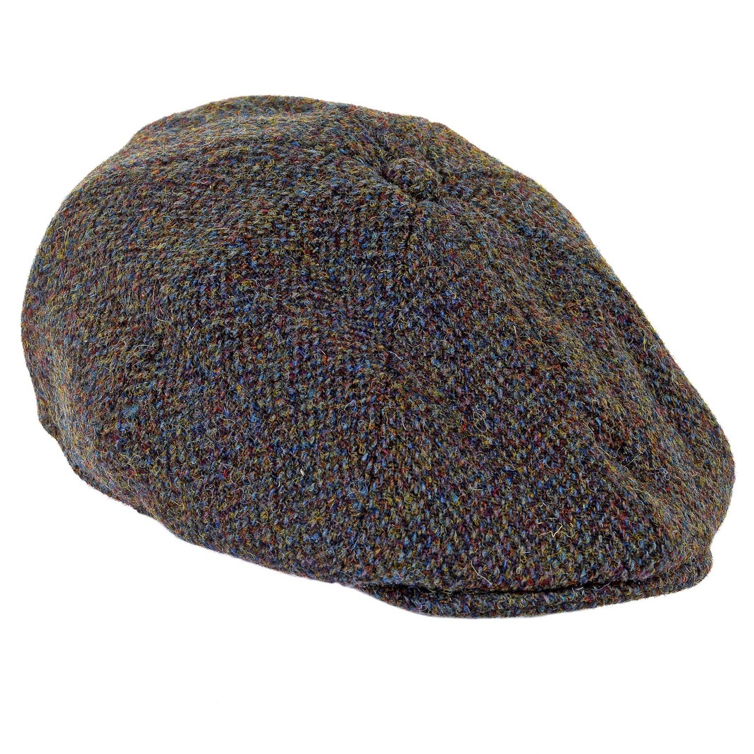 Genuine Harris Tweed Peaky Blinders Cap Compact 8 Piece Shape Satin ...
