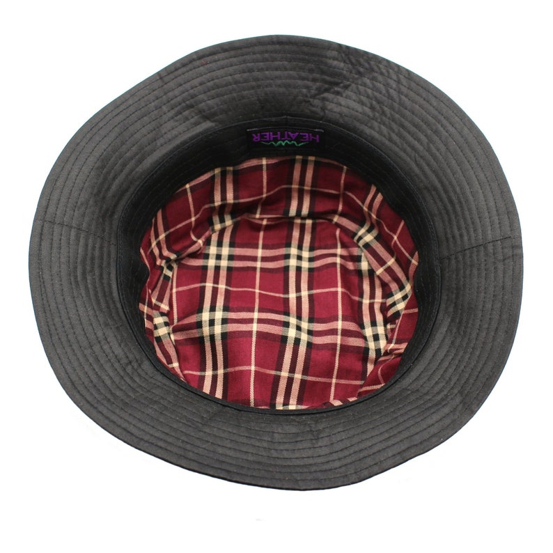 British Waxed Cotton Bucket Hat Compact Water Resistant Check - Etsy