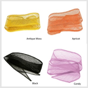 Sinamay Shush Bound Edge X 1.3m - BR054 - Etsy
