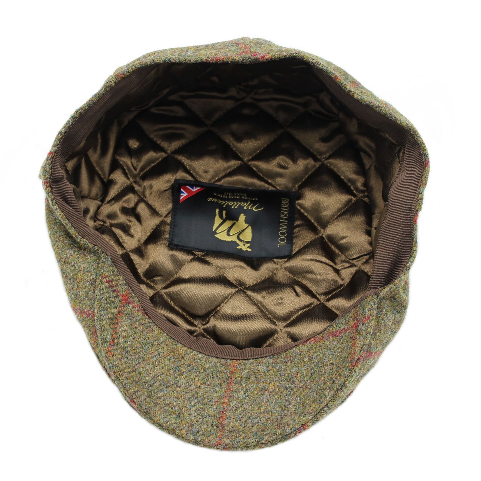 British Wool Tweed Flat Cap Traditional Flat Cap Style Deep - Etsy