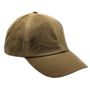 British Waxed Cotton Baseball Cap Adjustable Strap Water Resistant ...