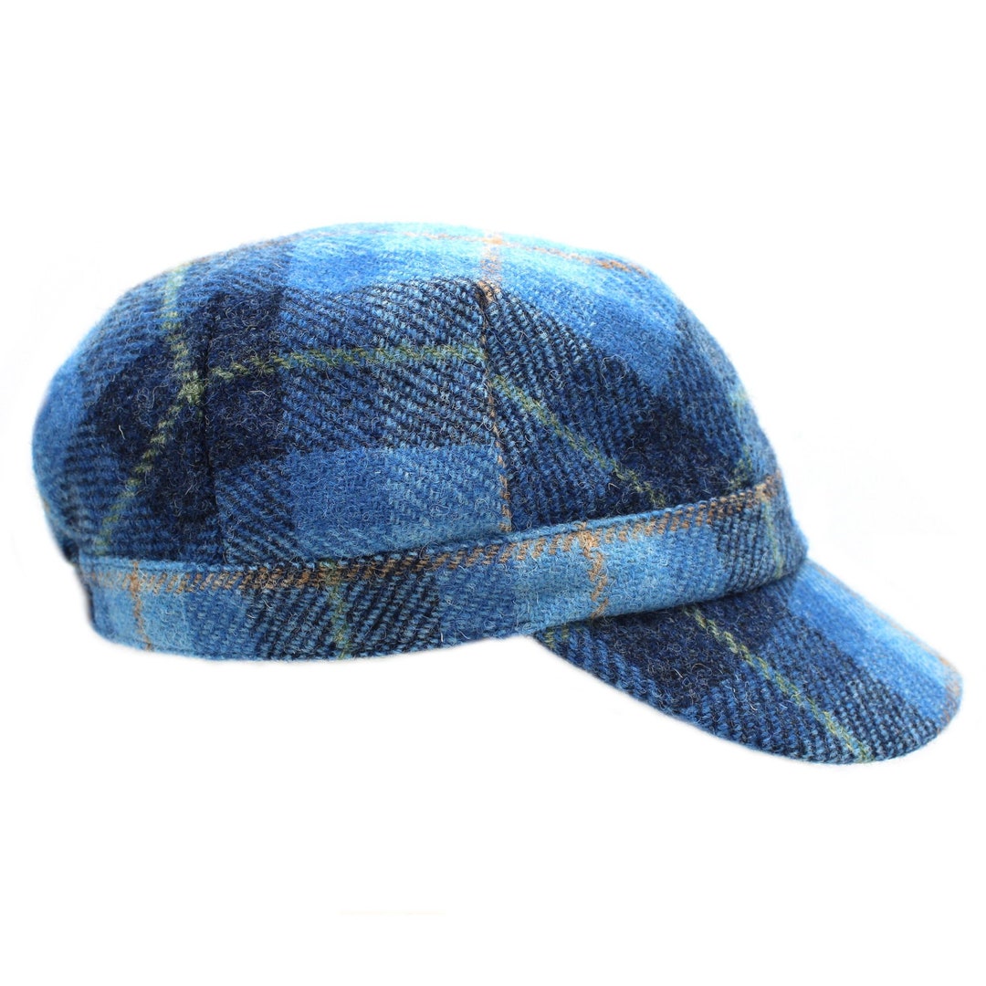 Genuine Harris Tweed Cadet Army Cap Elasticated Back to Fit Most Fully ...