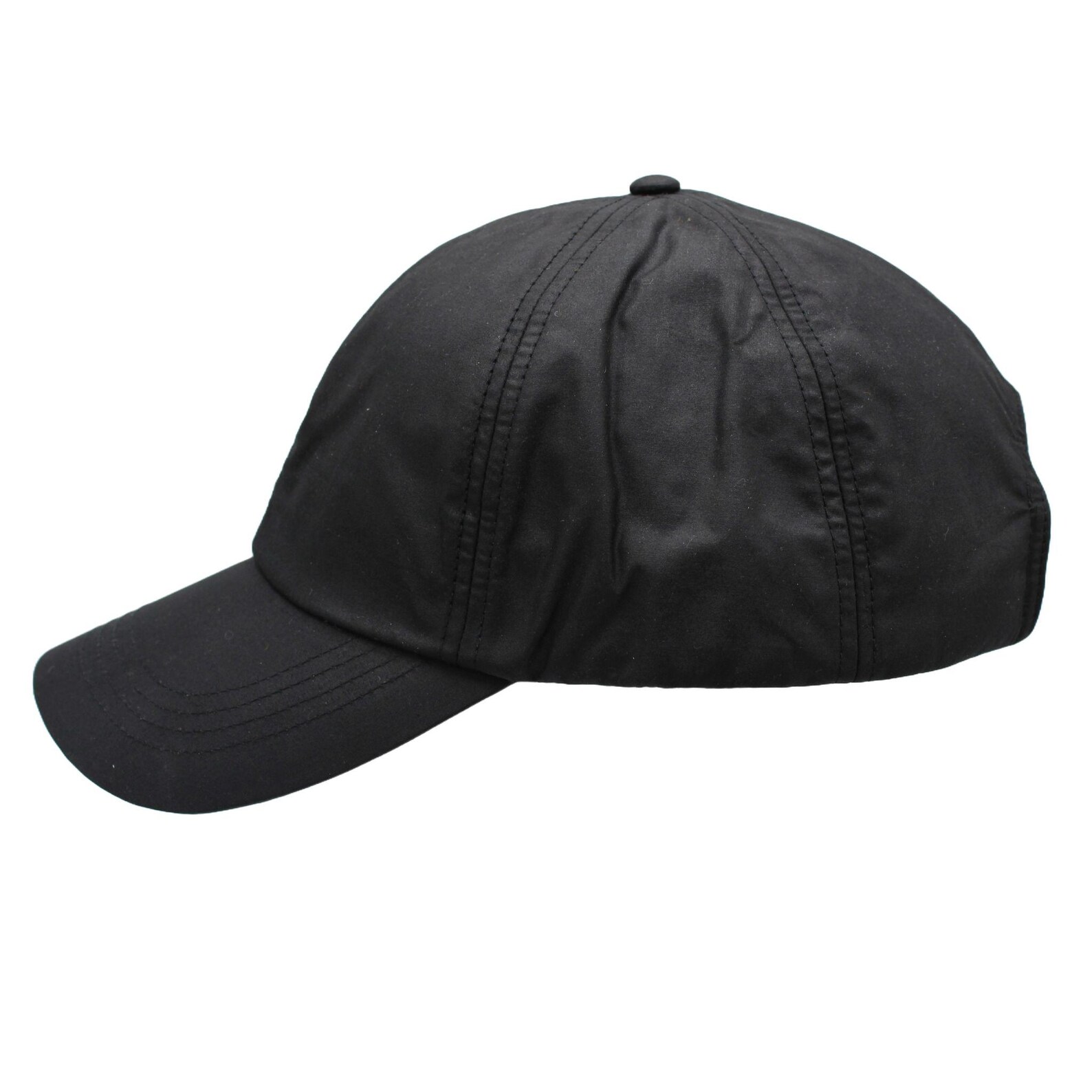 British Waxed Cotton Baseball Cap Adjustable Strap Water Resistant ...