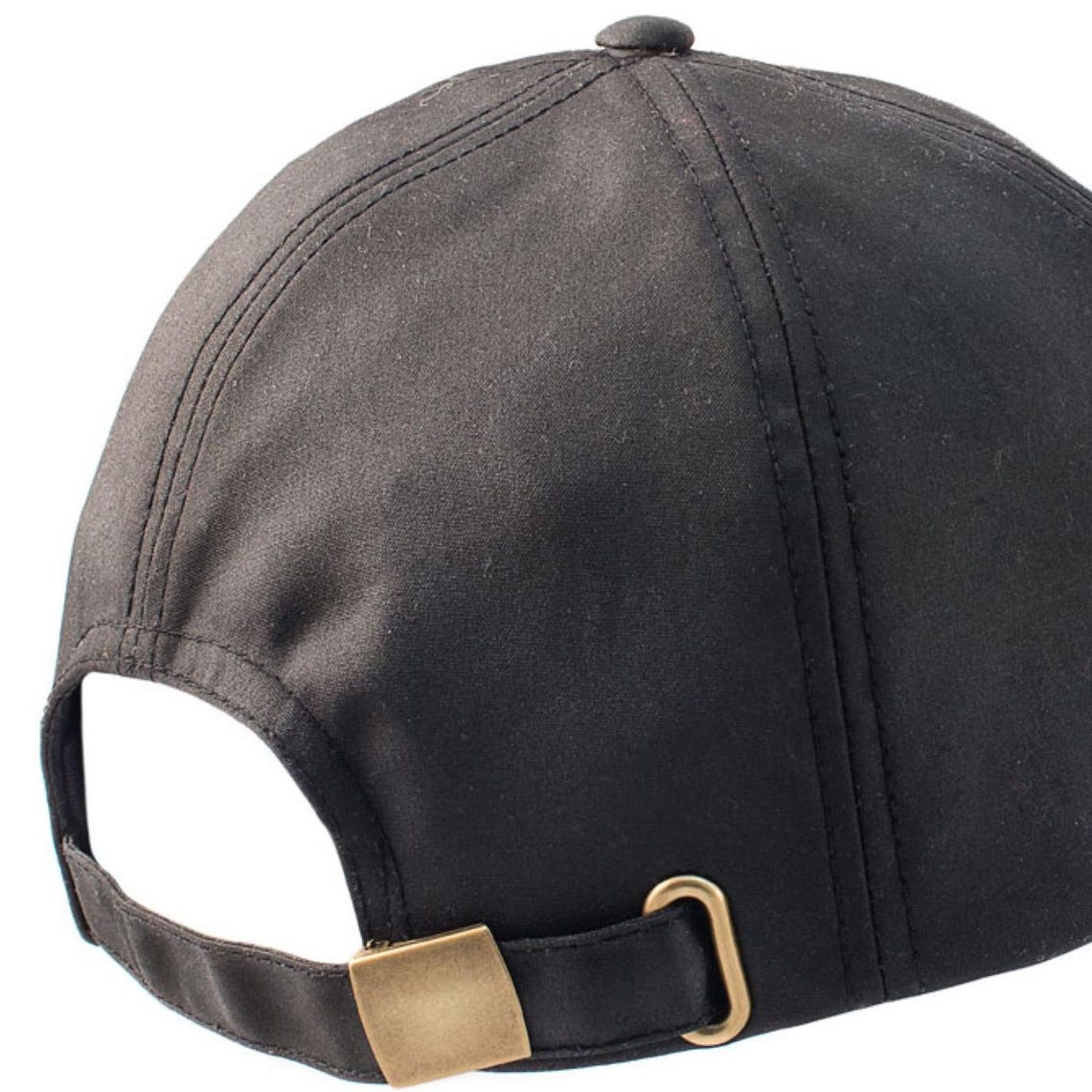 British Waxed Cotton Baseball Cap Adjustable Strap Water Resistant ...