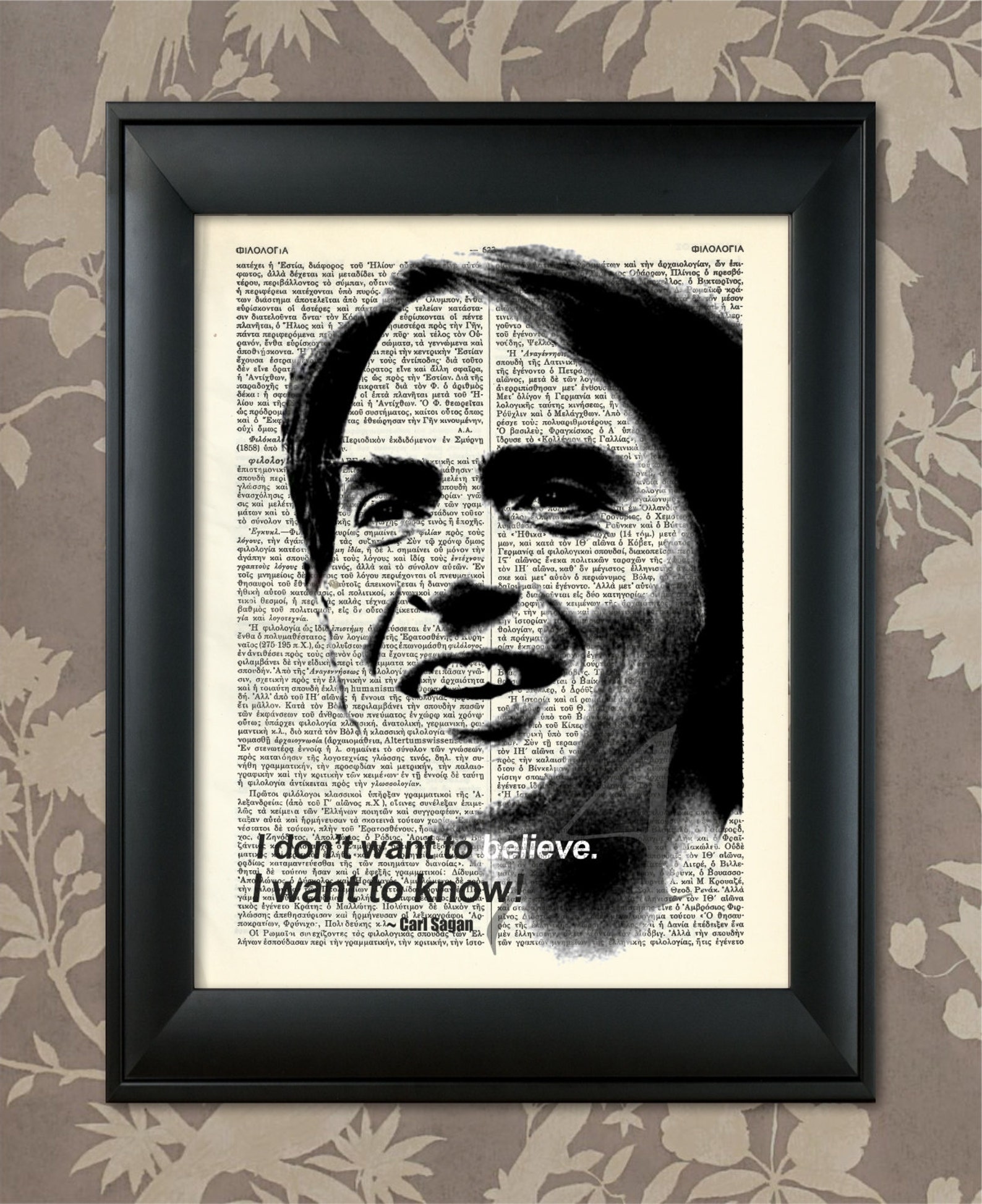 Carl Sagan Print Carl Sagan Quote Carl Sagan Poster Carl - Etsy