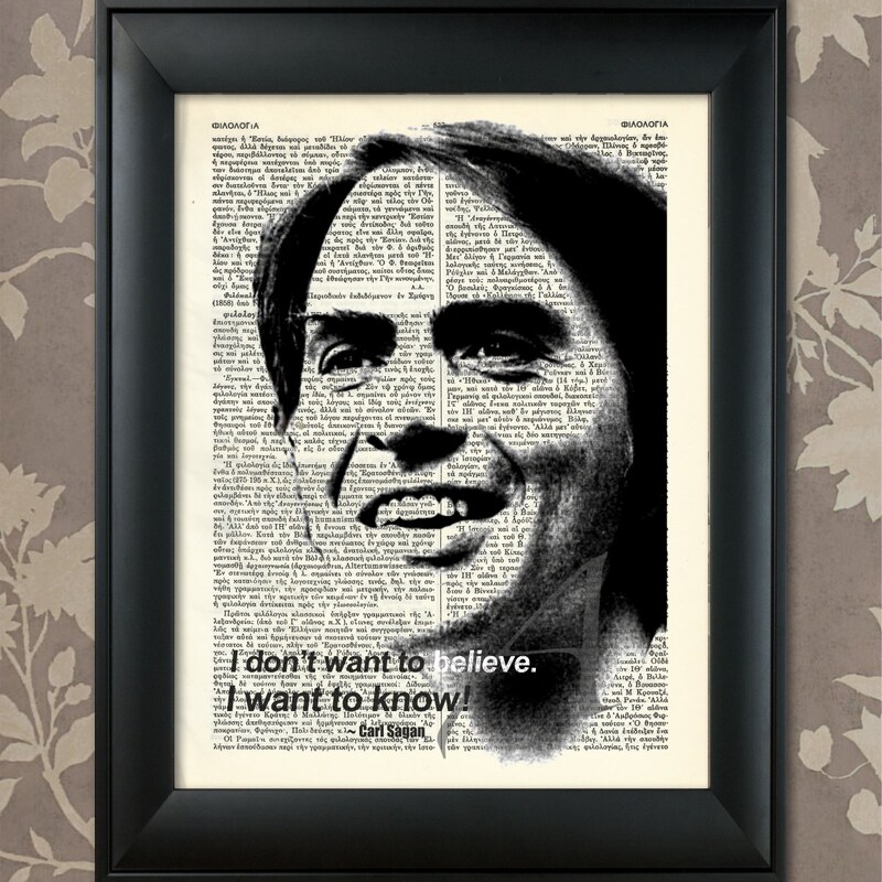 Carl Sagan - Etsy