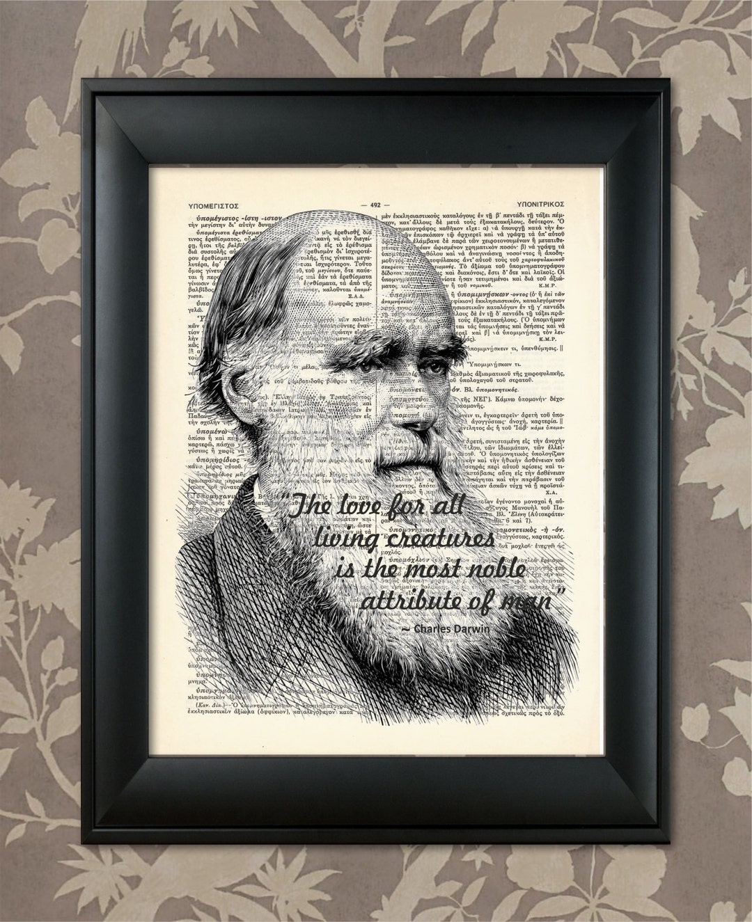 Charles Darwin Quote, Charles Darwin Print, Darwin Poster, Charles ...