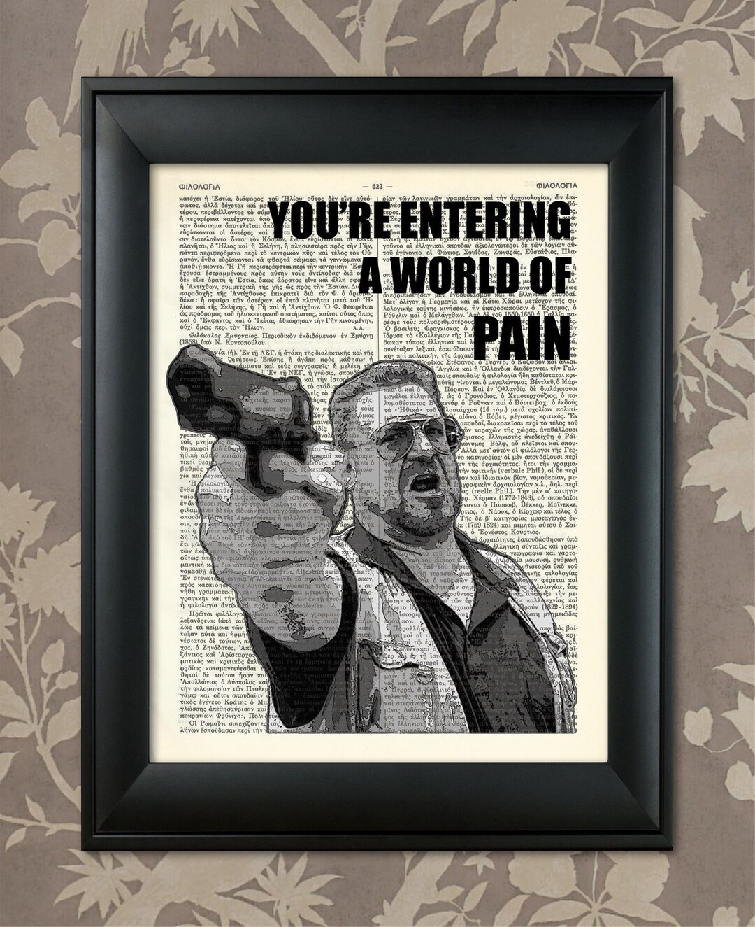 The Big Lebowski, Walter Sobchak / the Big Lebowski Art, Lebowski Gift ...