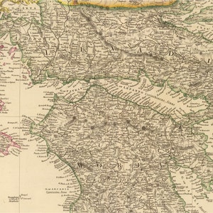 Greece 1832, Free After 1821 War of Independence, Greek History Print ...