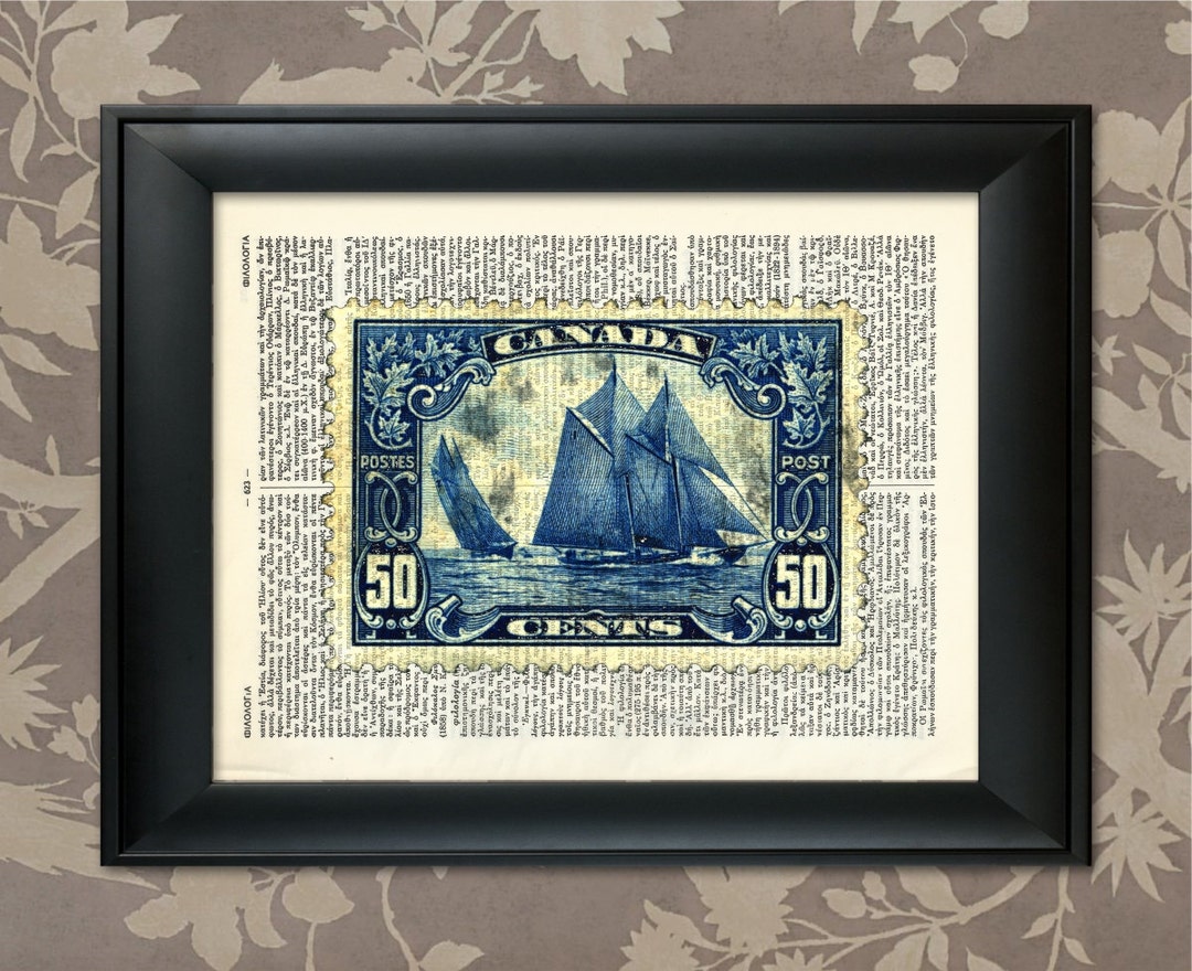 1929 Bluenose Canada, Rare Postage Stamp, Postage Stamp Art, Postage ...