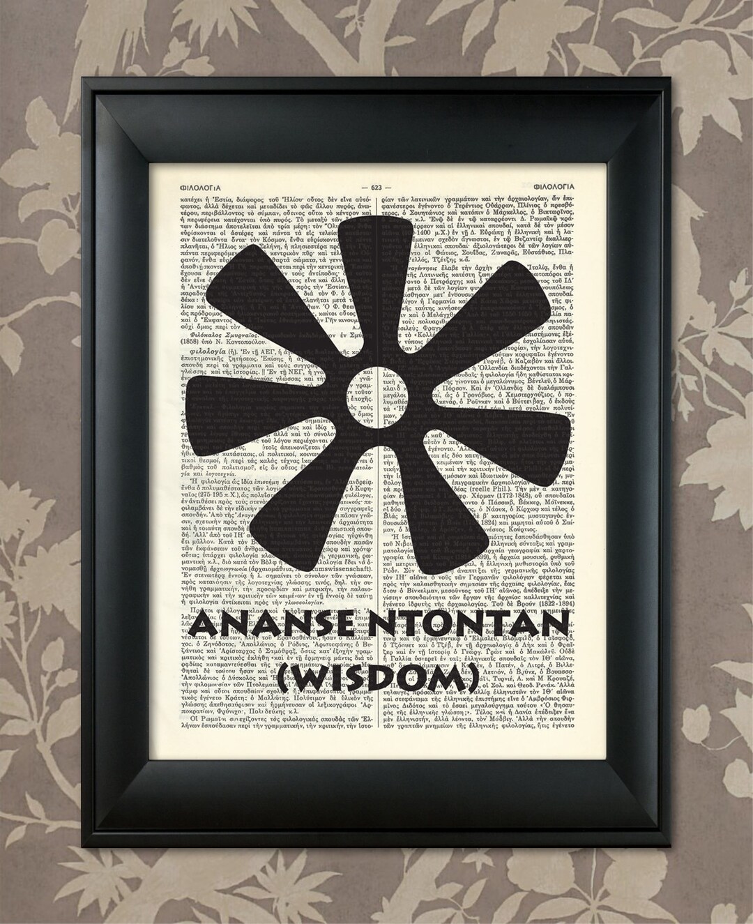 ADINKRA Symbol 5, "ananse Ntontan", Adinkra Print, Wisdom Poster ...