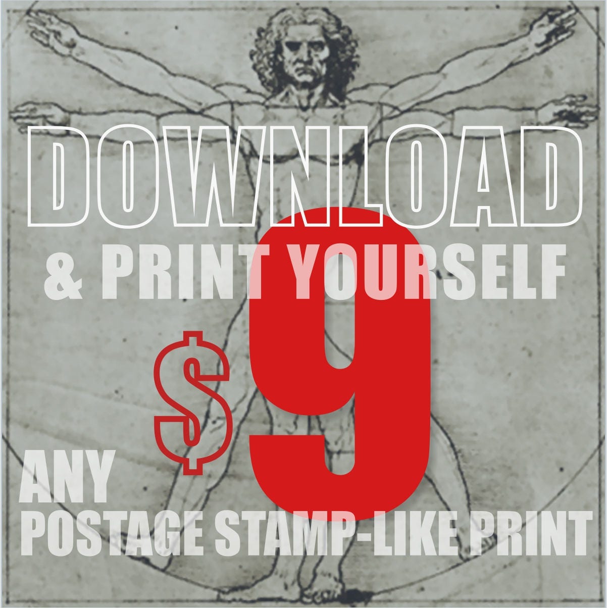 Nikola Tesla STAMP, Nikola Tesla Print, Nikola Tesla Art, Nikola Tesla ...