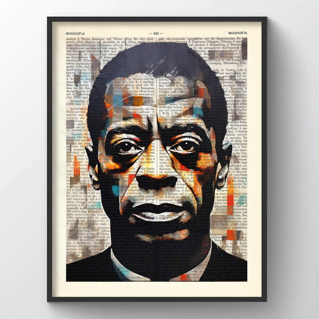 James Baldwin Poster Black History Print Afro American Art James ...