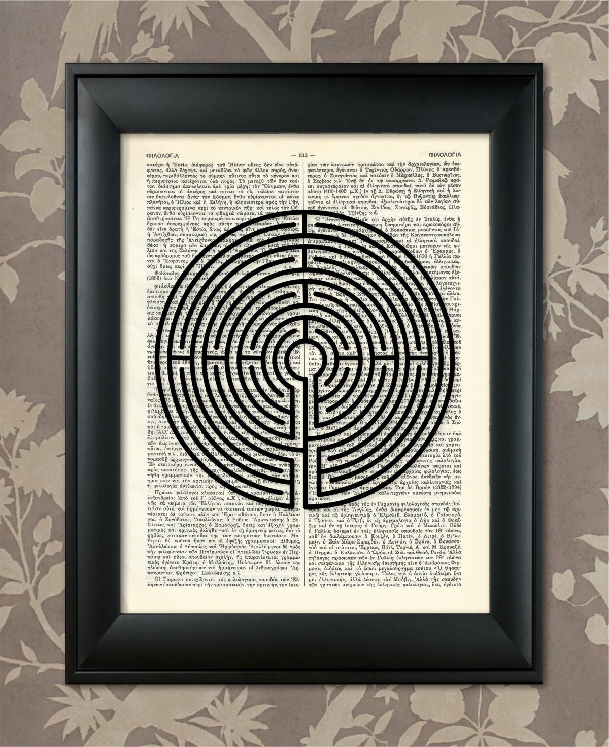 Labyrinth Print Labyrinth Poster Labyrinth Art Labyrinth | Etsy