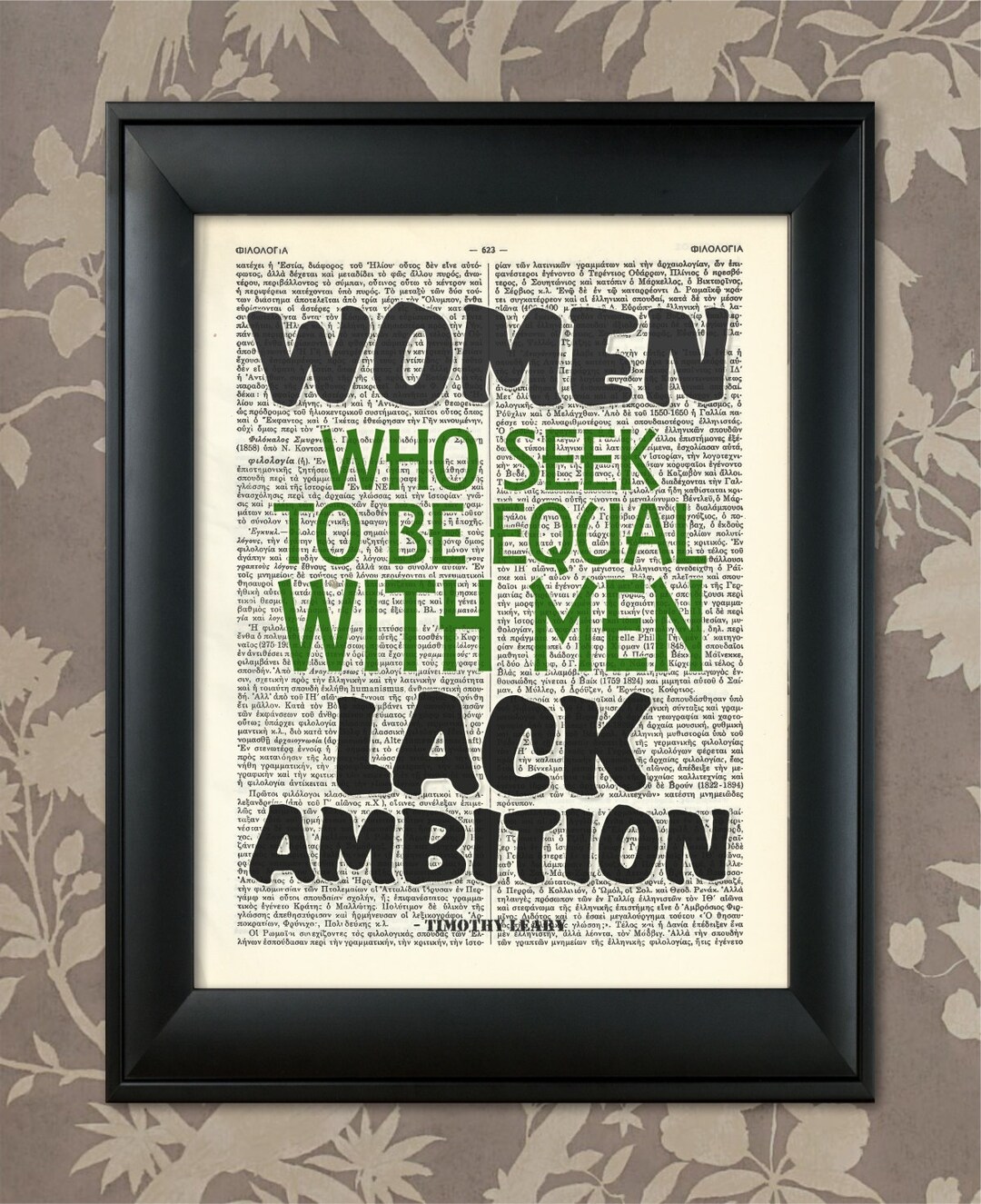 Feminist Print, Timothy Leary Quote, Feminist Poster, Feminist Art ...