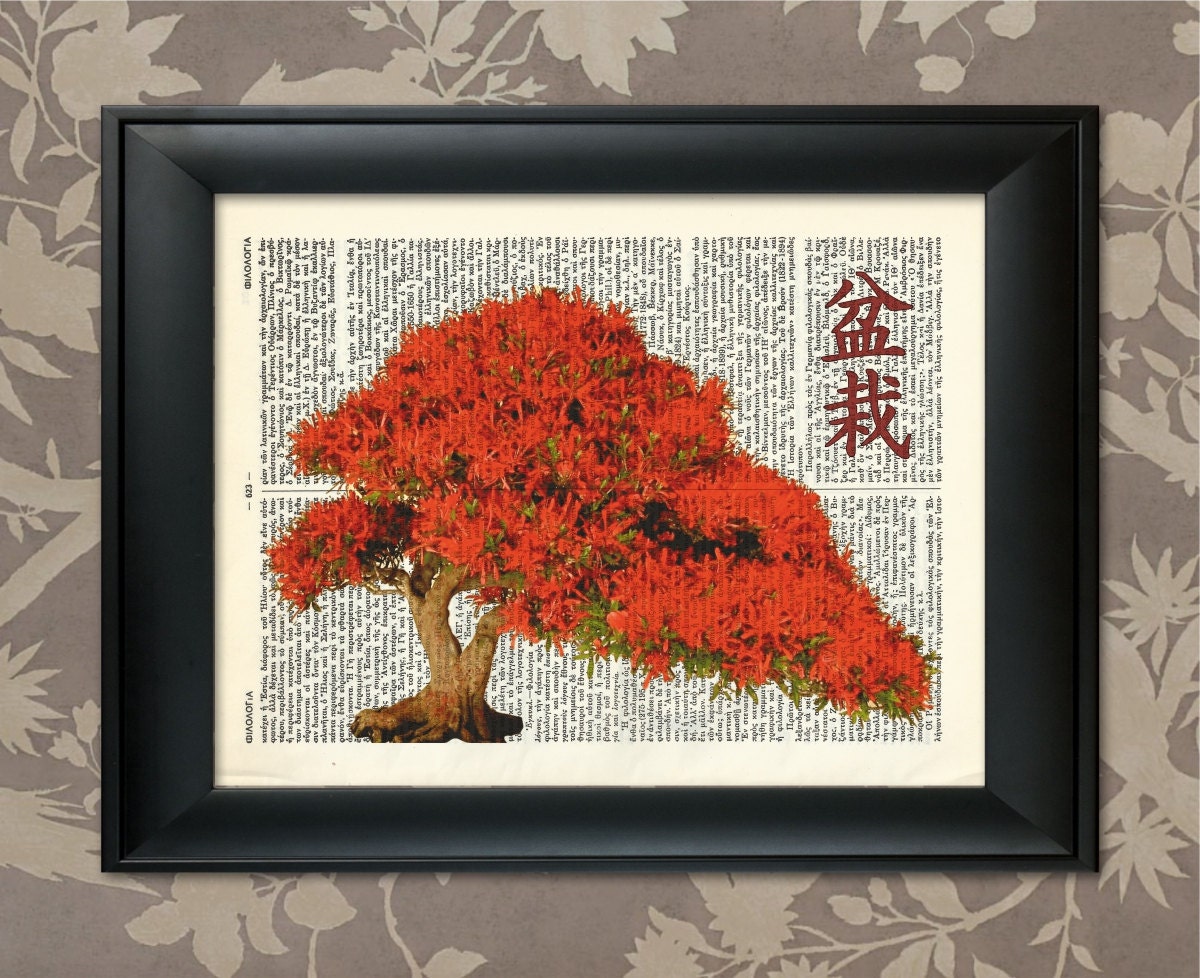 Bonsai Tree Print 3 Bonsai Print Bonsai Art Bonsai Poster | Etsy