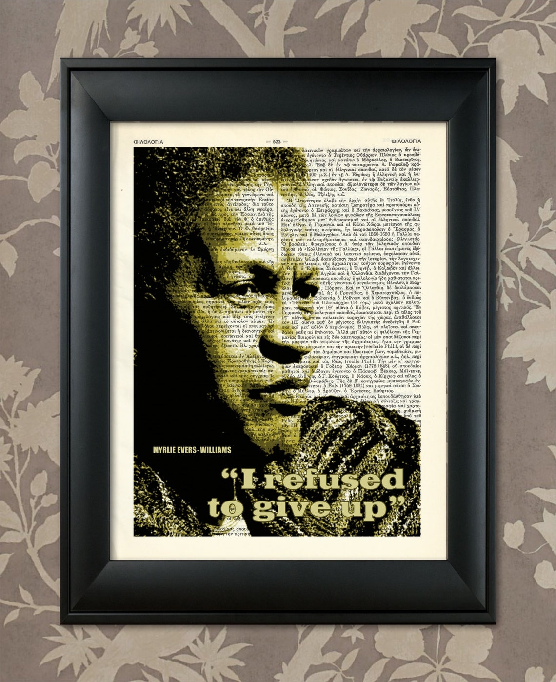 Myrlie Evers Quote, Myrlie Evers Print, Myrlie Evers Art, Black History ...