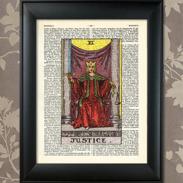 Tarot Card Poster - Etsy