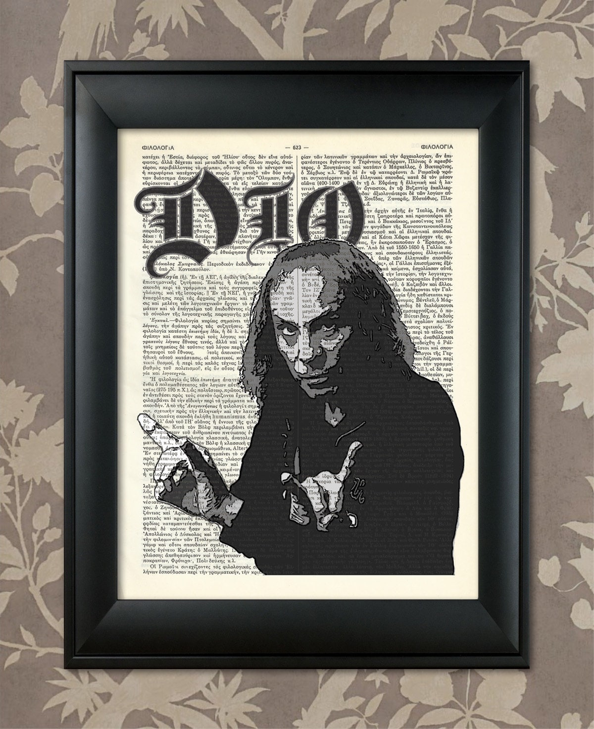 Dio Music Icon / Dio Print Ronnie James Dio Dio Art Dio - Etsy
