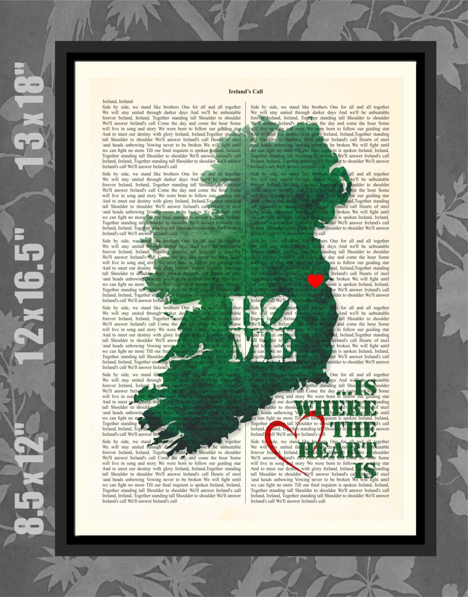 Ireland Art Print, 2, Ireland Print, Ireland Map Art, Ireland Wall Art ...