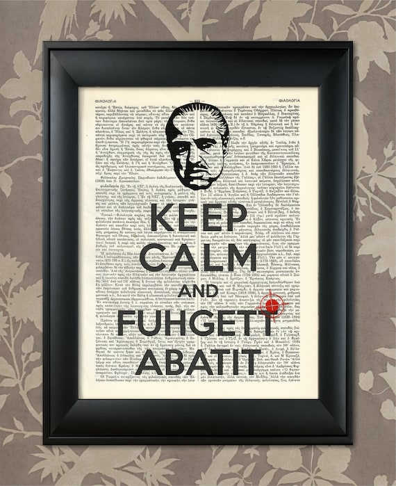 Mafia Humorous Print Mafia Print Mafia Poster Mafia Humor | Etsy