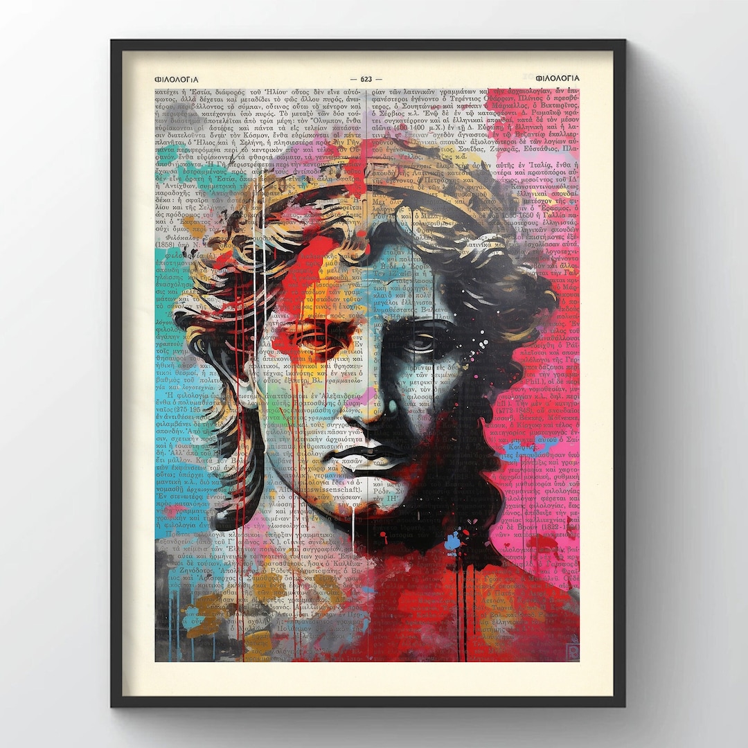 Alexander the Great Poster Historic Figure Print Great Alexander Decor ...