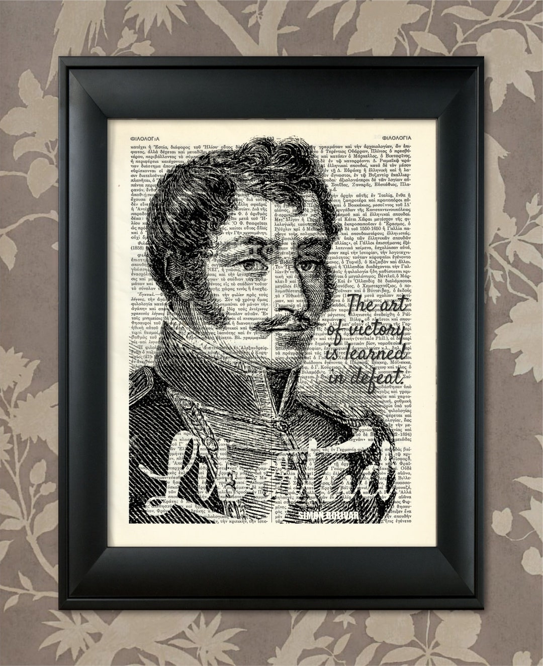 Simon Bolivar Quote, Simon Bolivar Print, Simon Bolivar Art, S American ...