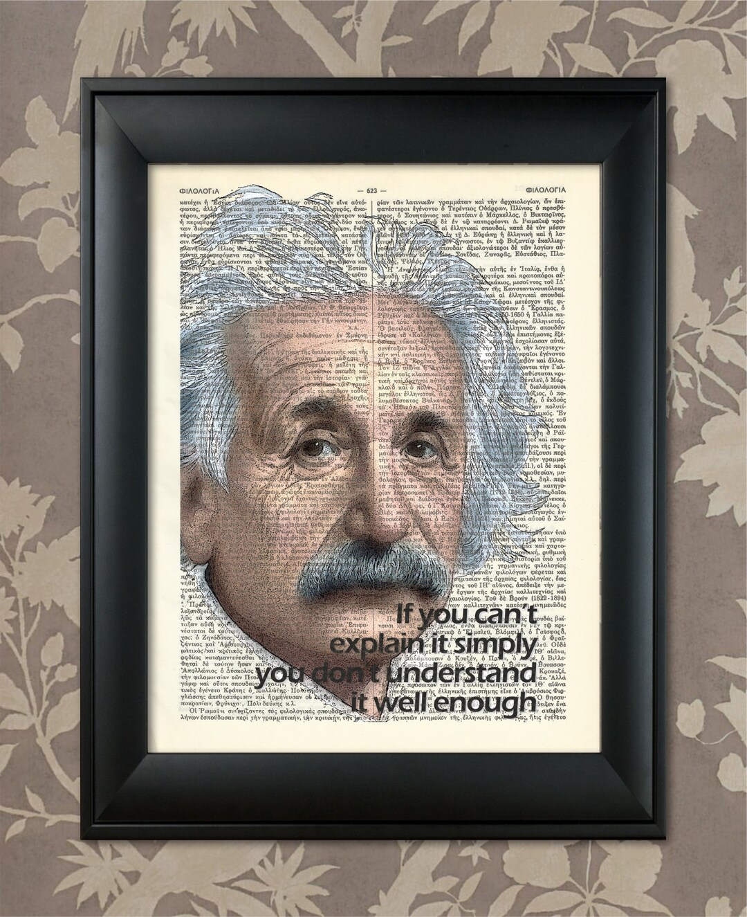 Einstein Print, Einstein Quote, Einstein Poster, Einstein Art, Einstein ...