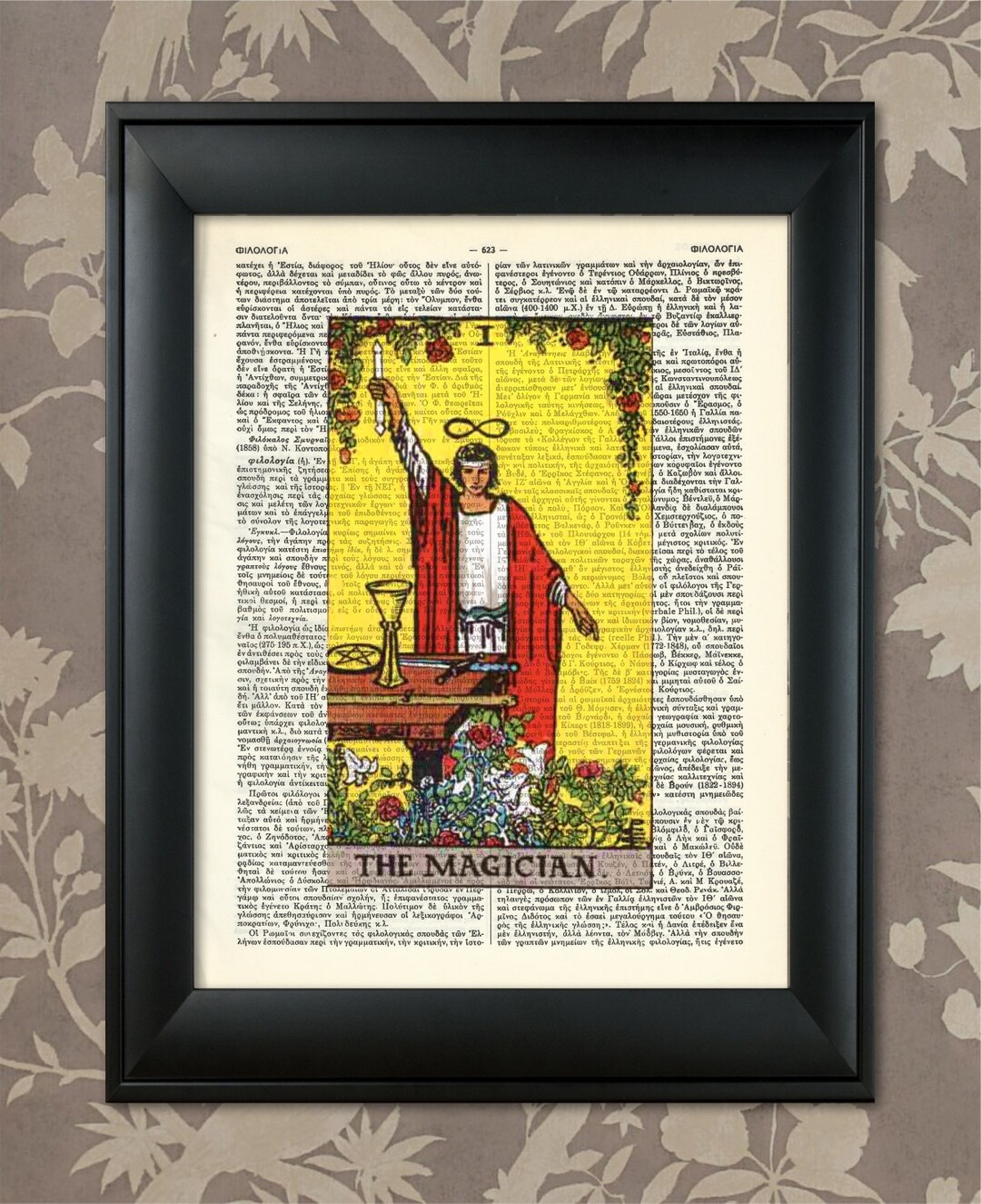 The Magician, Tarot Card Print, Tarot Card Poster, Tarot Print, Tarot ...