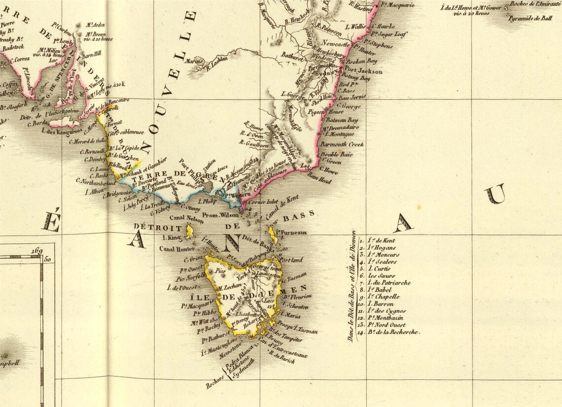 Australia & New Zealand 1826, Australian History, New Zealand History ...