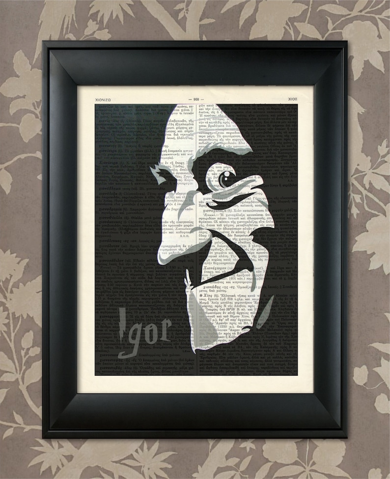 Young Frankenstein, Igor Print, Igor Art, Igor Poster, Frankenstein ...
