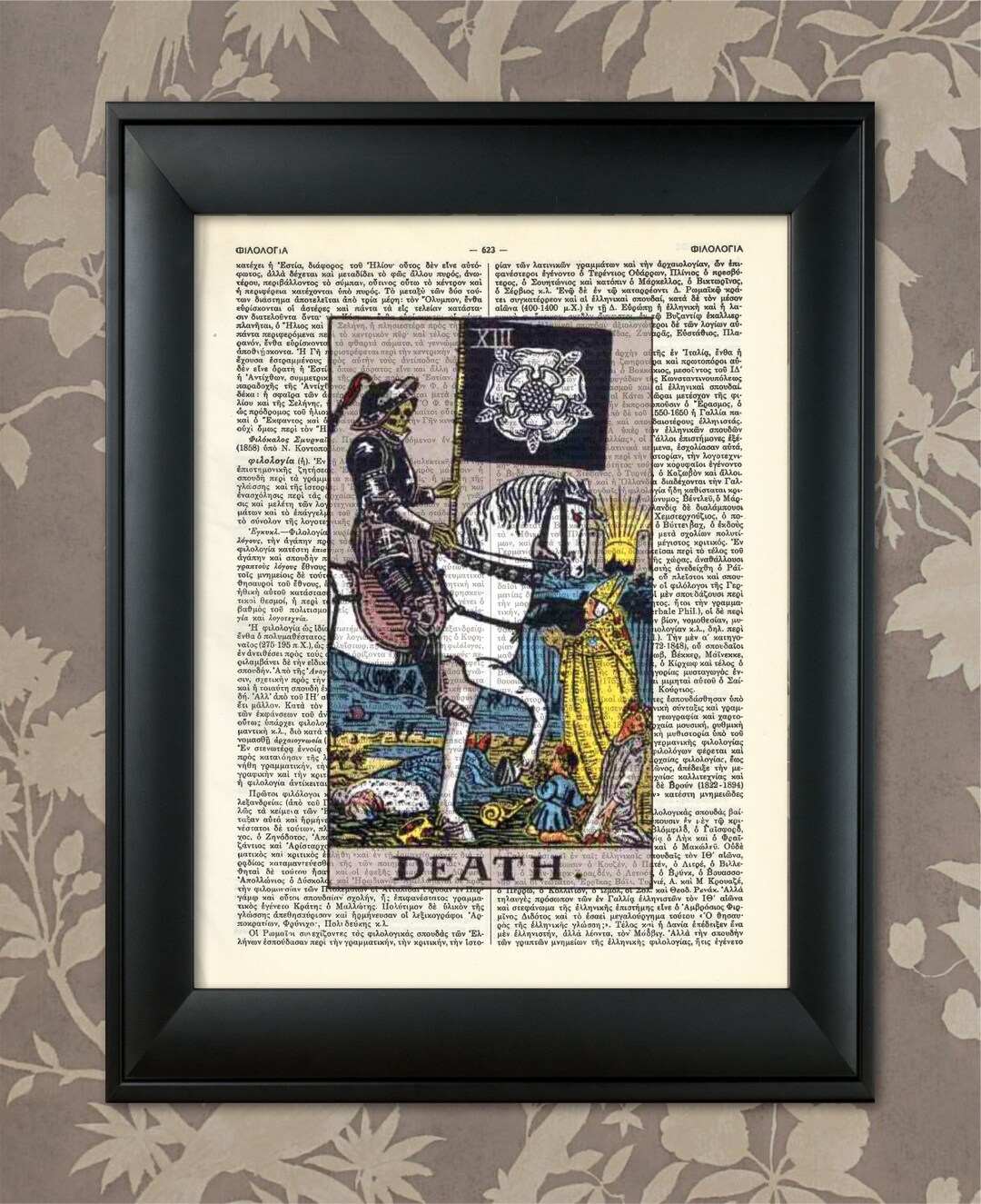 Death, Tarot Card Print, Tarot Card Poster, Tarot Print, Tarot Art ...