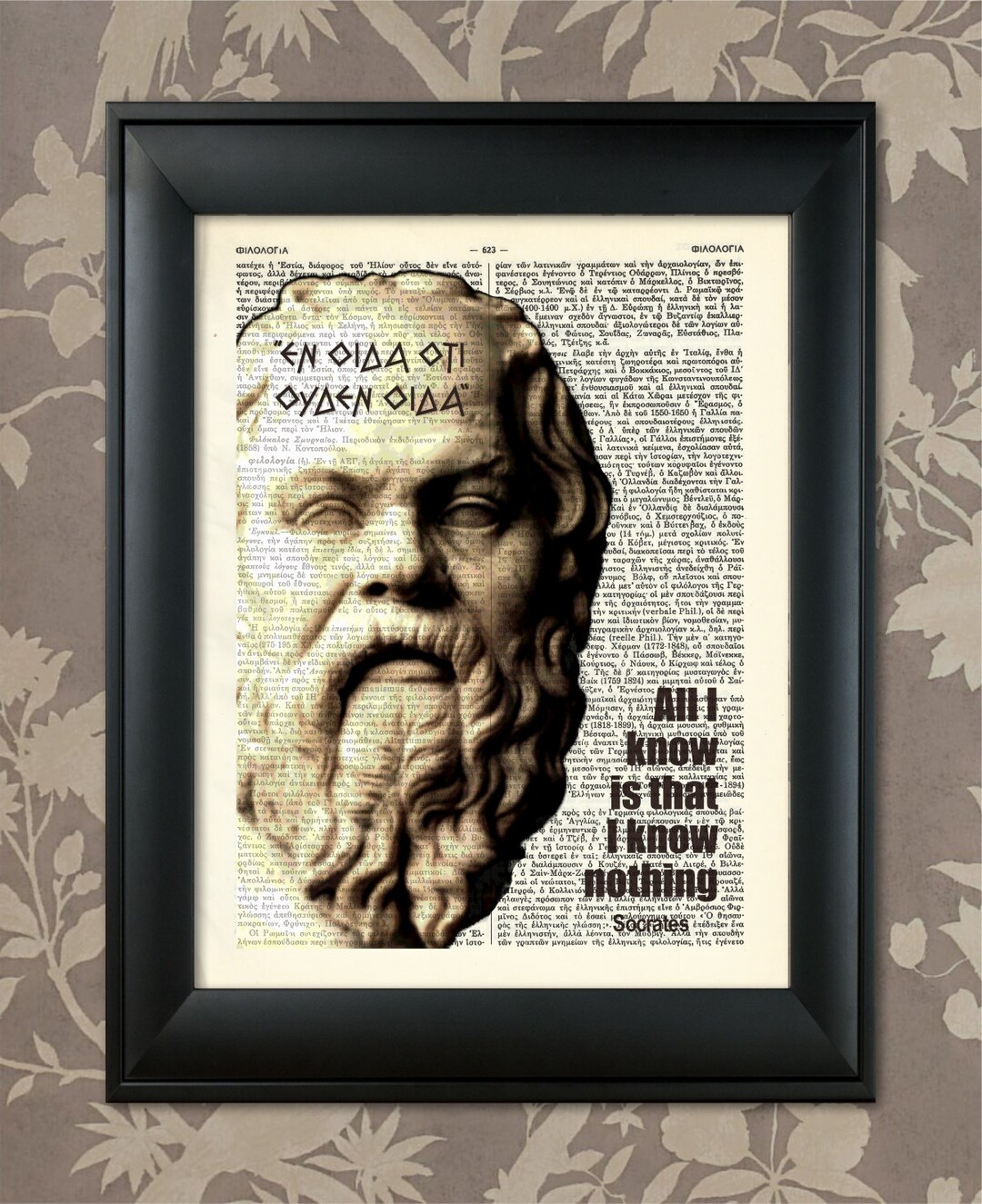 Socrates, Philosophical Quote, Philosophy Print, Greek Philosophy ...