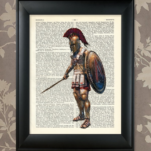 Spartan Poster - Etsy