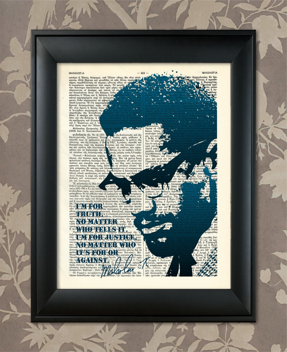 Malcom X Quote Malcom X Print Malcom X Art Malcom X Poster | Etsy